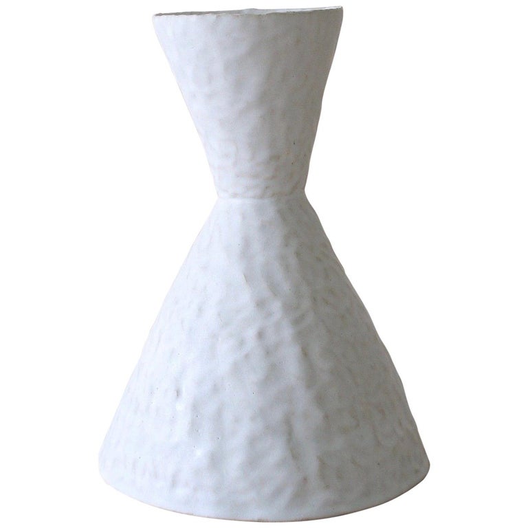 Giselle Hicks Contemporary White Ceramic Vase, 2019 at 1stDibs