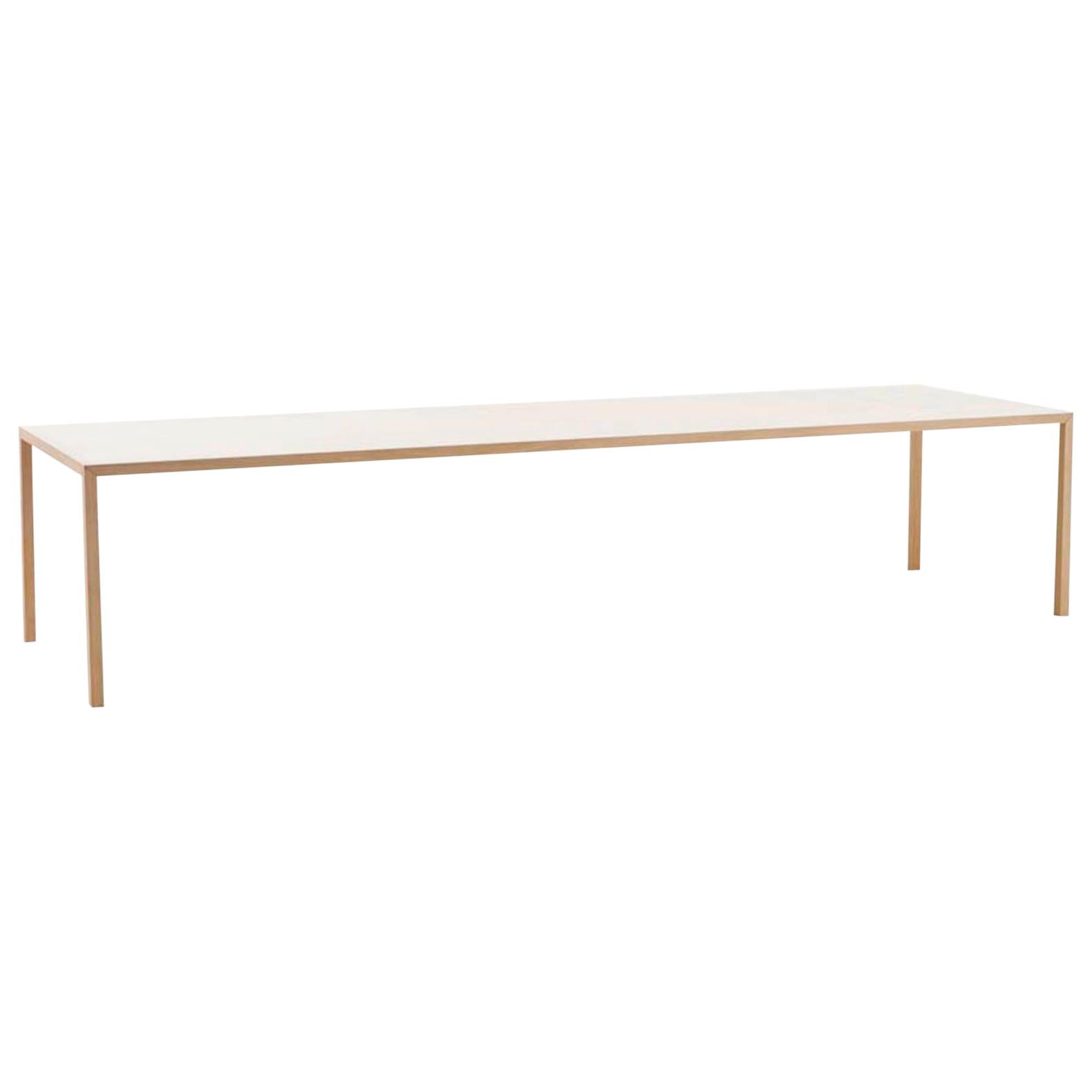 Arco Slim+ Dining Table in Oak with White Top For Sale at 1stDibs ...