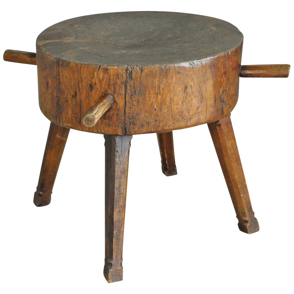 19th Century Italian Billot, Butcher's Block at 1stDibs