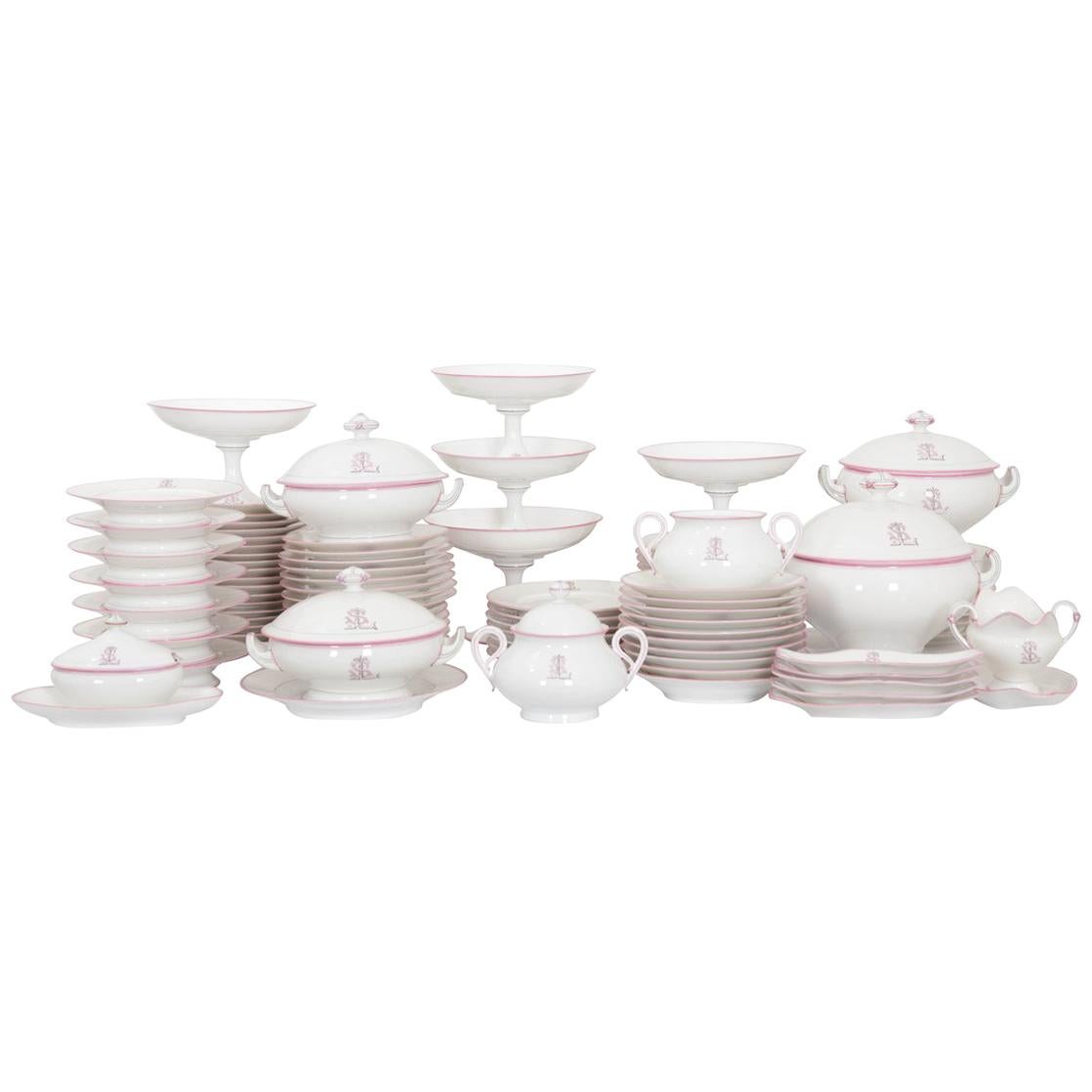 French 19th Century 95-Piece Old Paris Porcelain Dinner Service at 1stDibs