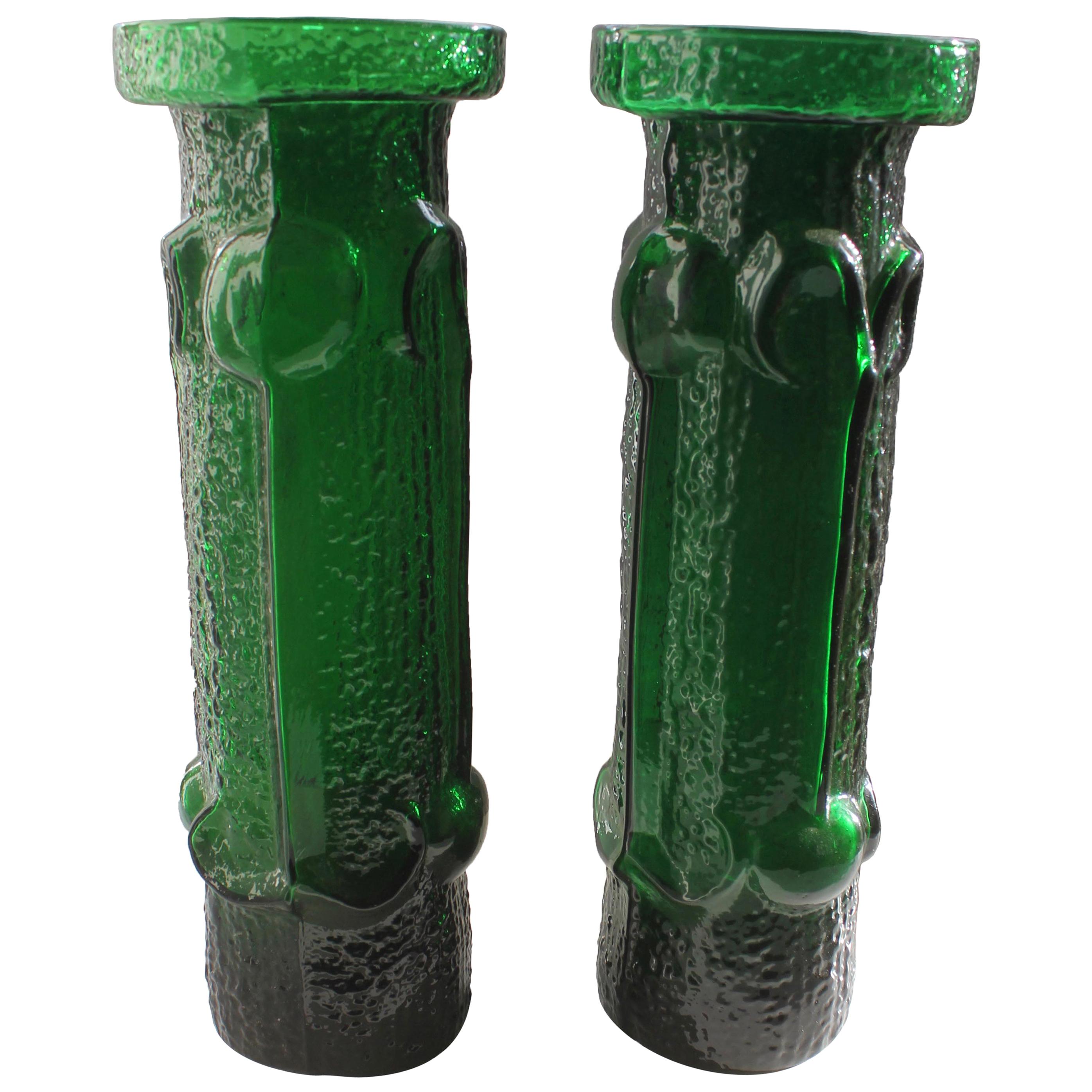 Decorative Vases by Wayne Husted for Stelvia Glass, circa 1960 at 1stDibs