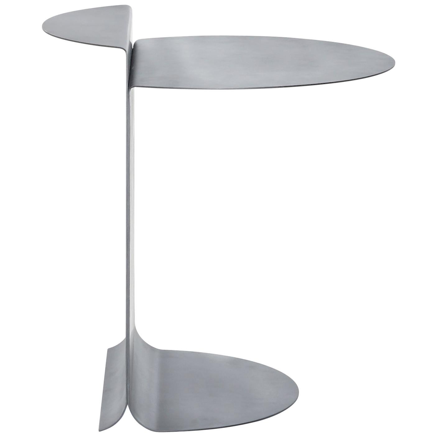 O Table in Blackened Stainless Steel by Estudio Persona For Sale at 1stDibs