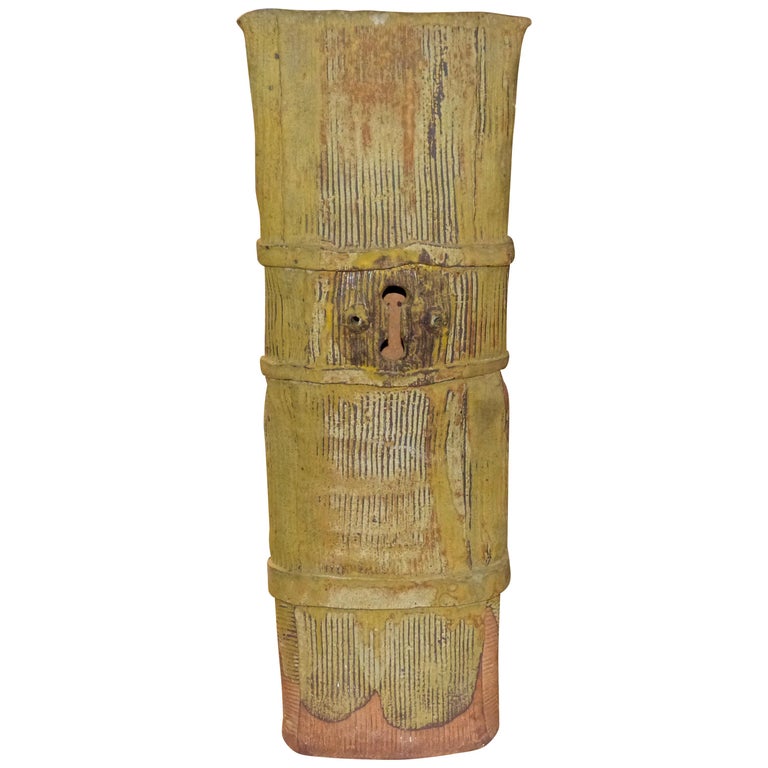 John Tuska Unsigned Pottery Vase at 1stDibs