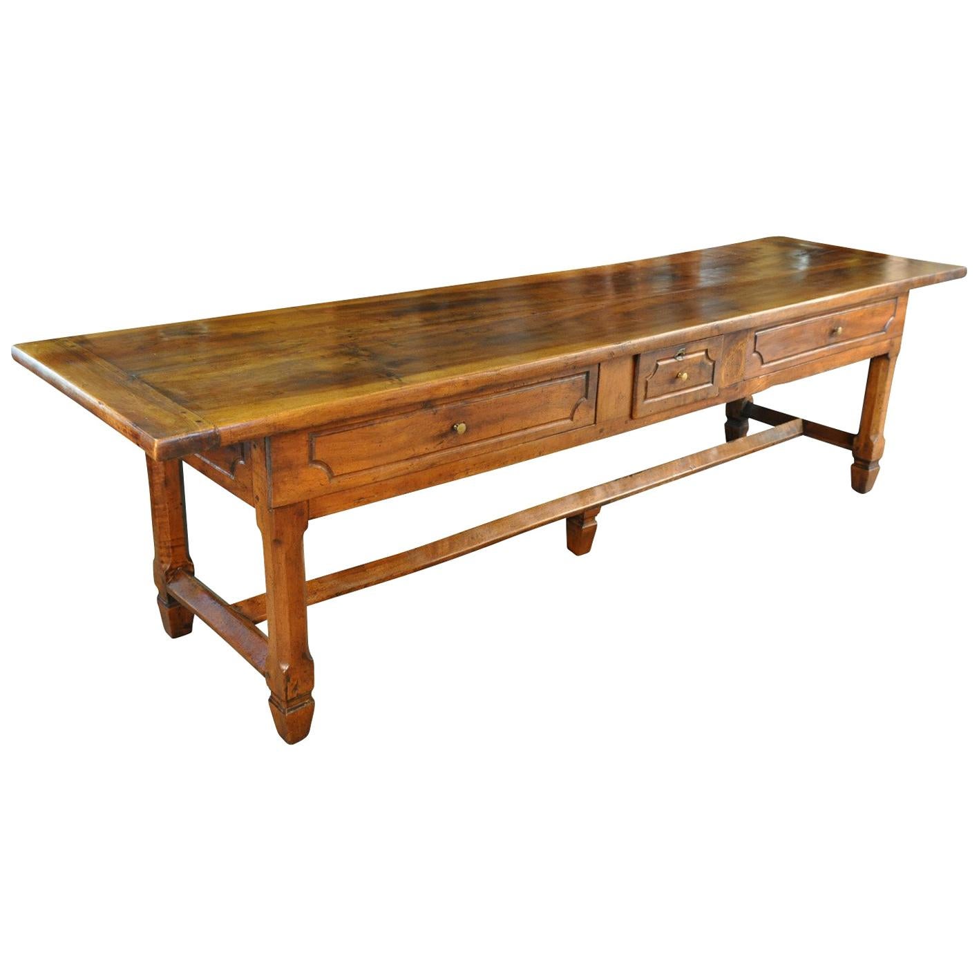Small French Butcher/Pastry Table at 1stdibs