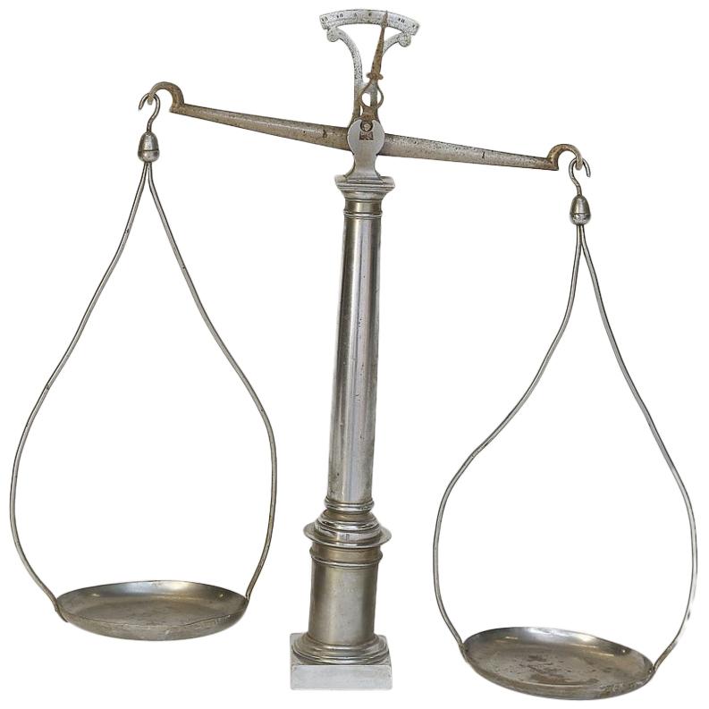 Antique French Pharmacy Scale at 1stDibs