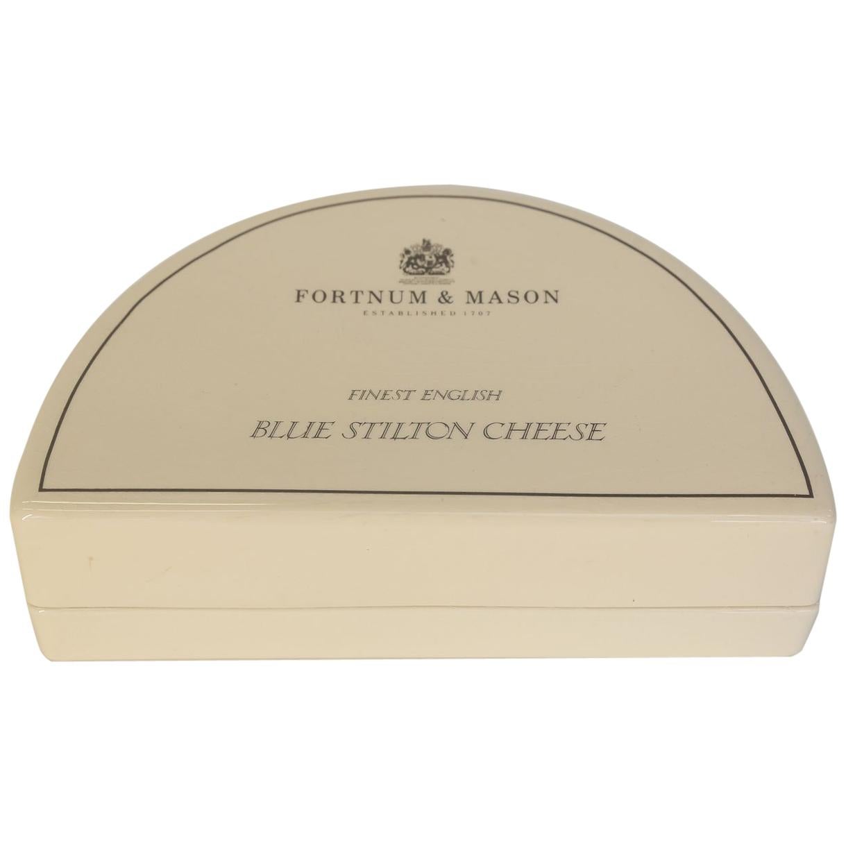 English Stoneware Fortnum and Mason Stilton Cheese Box For Sale at ...