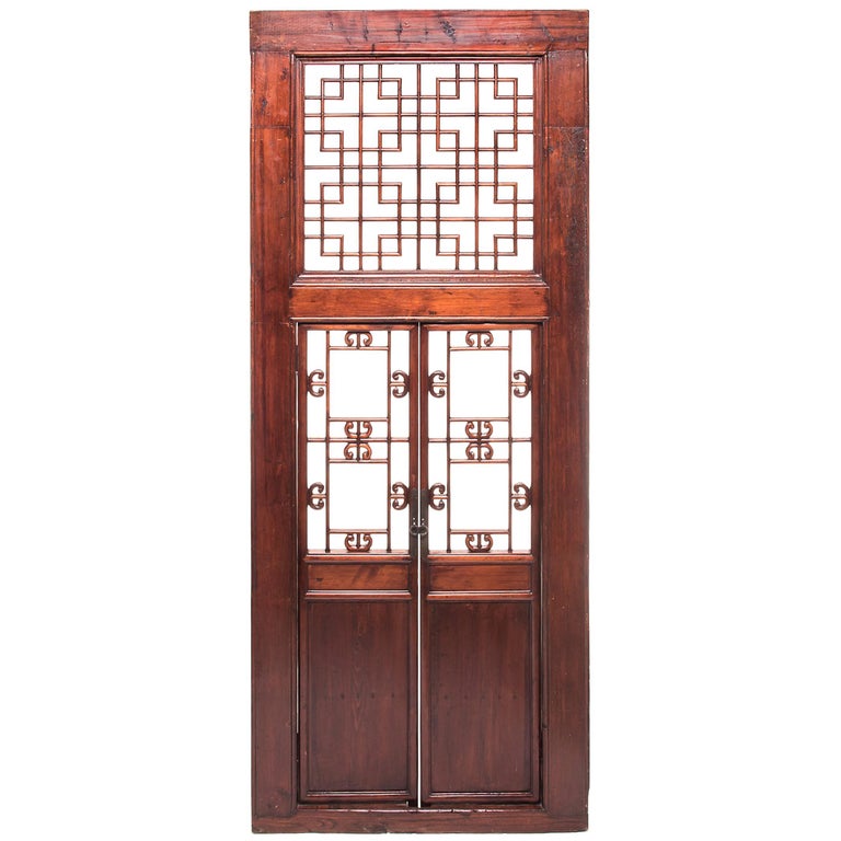 Porte en treillis chinois du XIXe siècle En vente sur 1stDibs