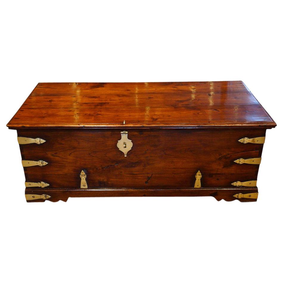 Antique Colonial Merchant Chest For Sale at 1stDibs | antique merchants ...