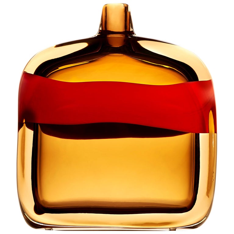 Arcade Murano Art Glass Vase "Paris" Design by Ivan Baj at 1stDibs