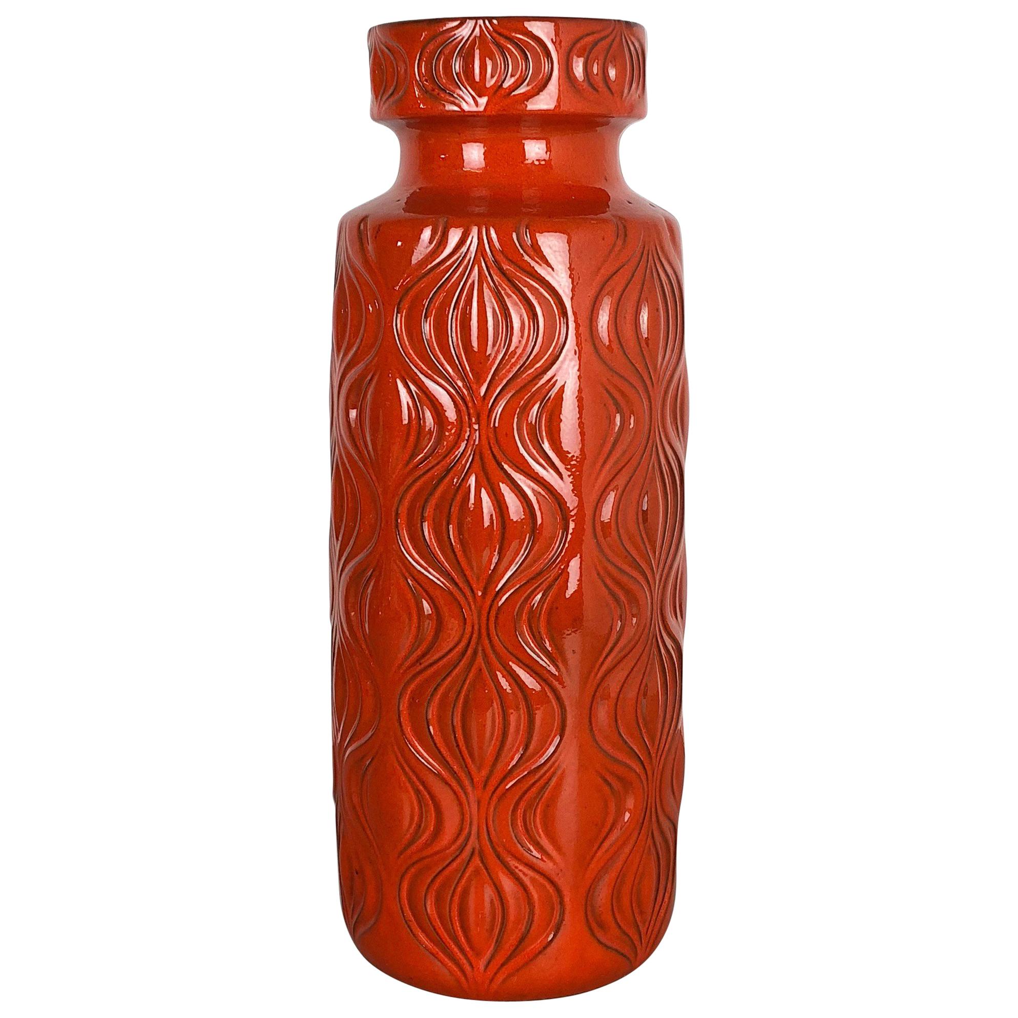Extra Large Floorvase Fat Lava "Onion" Vase by Scheurich, Germany ...