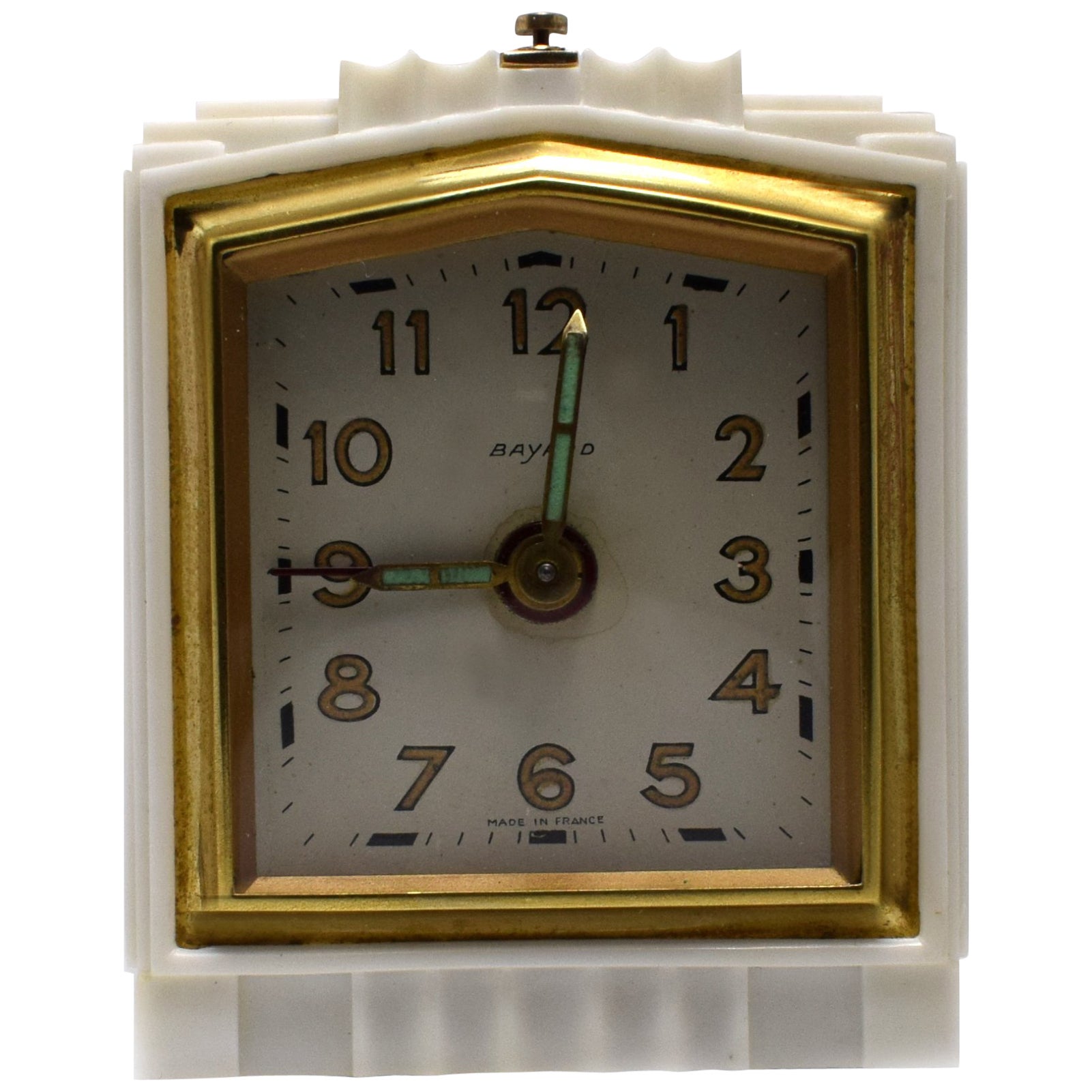 1930s Catalin Bakelite Art Deco English Electric Clock For Sale at 1stDibs