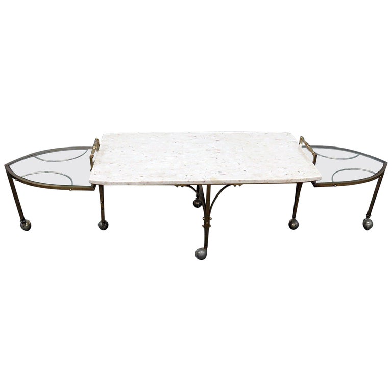 Marble-Top Metamorphic Coffee Table at 1stDibs