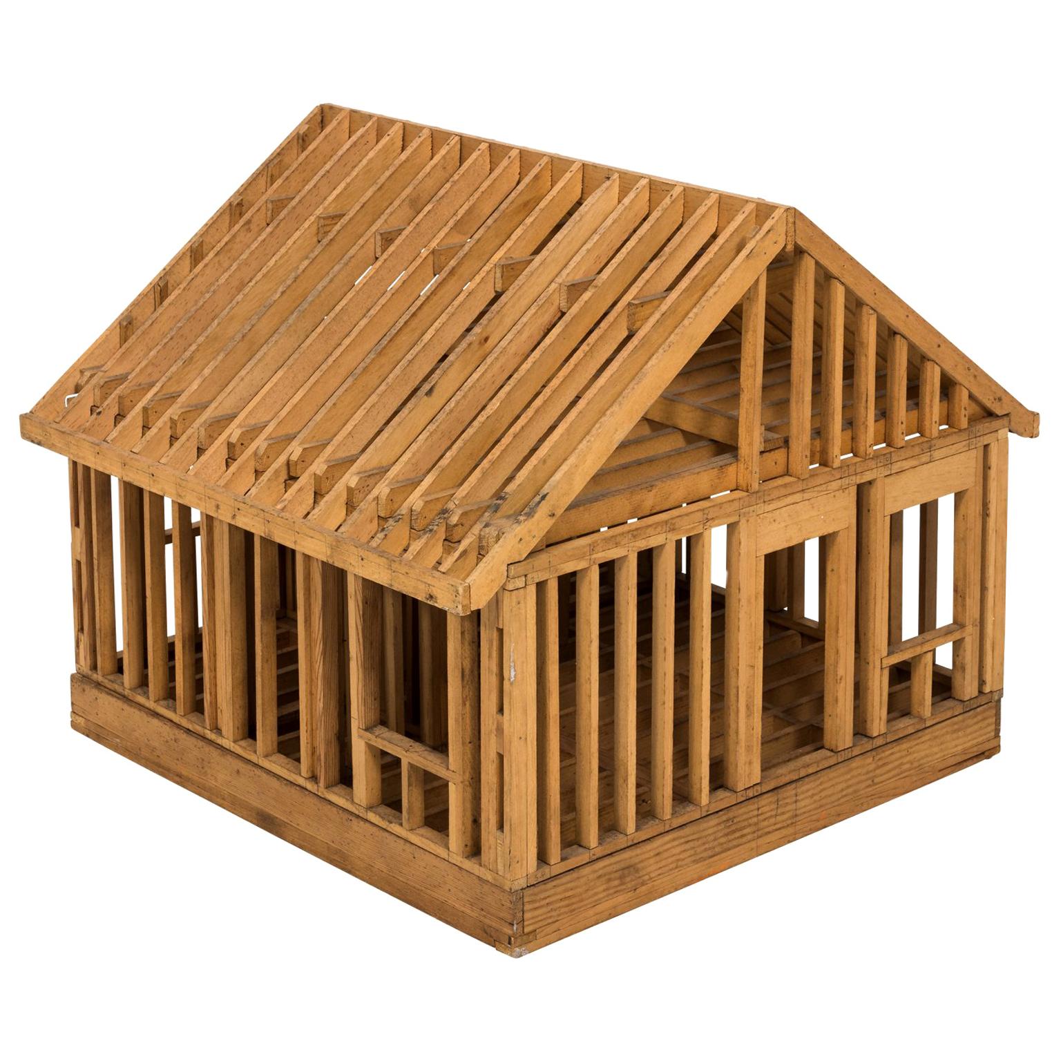 Wooden Architectural Model at 1stDibs