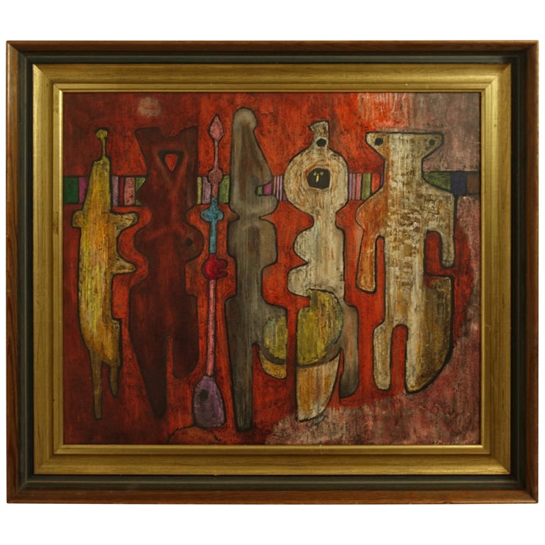 Modernist Abstract Painting, American, circa 1970s at 1stDibs