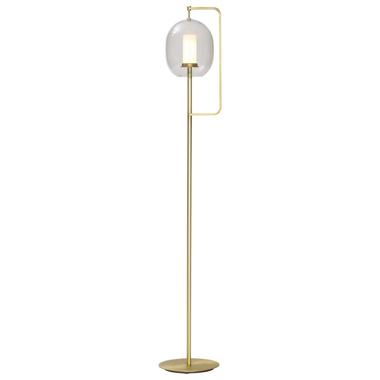 ClassiCon Lantern Light Medium Floor Lamp in Brass by Neri&Hu For Sale ...
