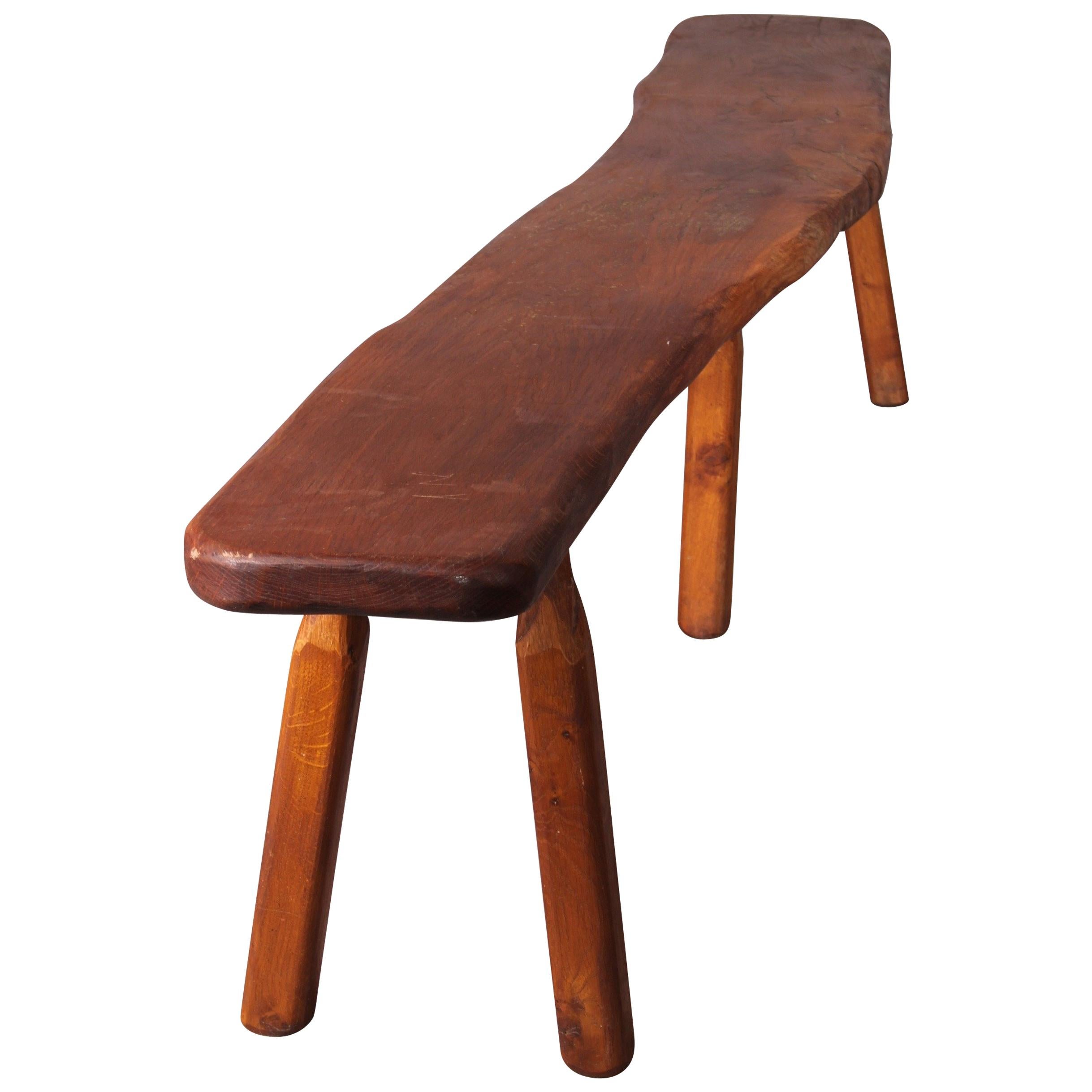 Big Wood Bench For Sale at 1stDibs