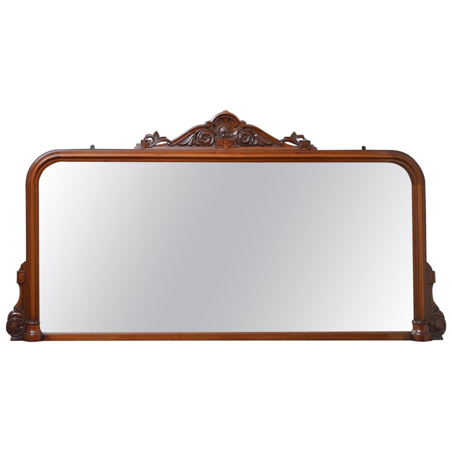 Large Victorian Wall Mirror at 1stDibs