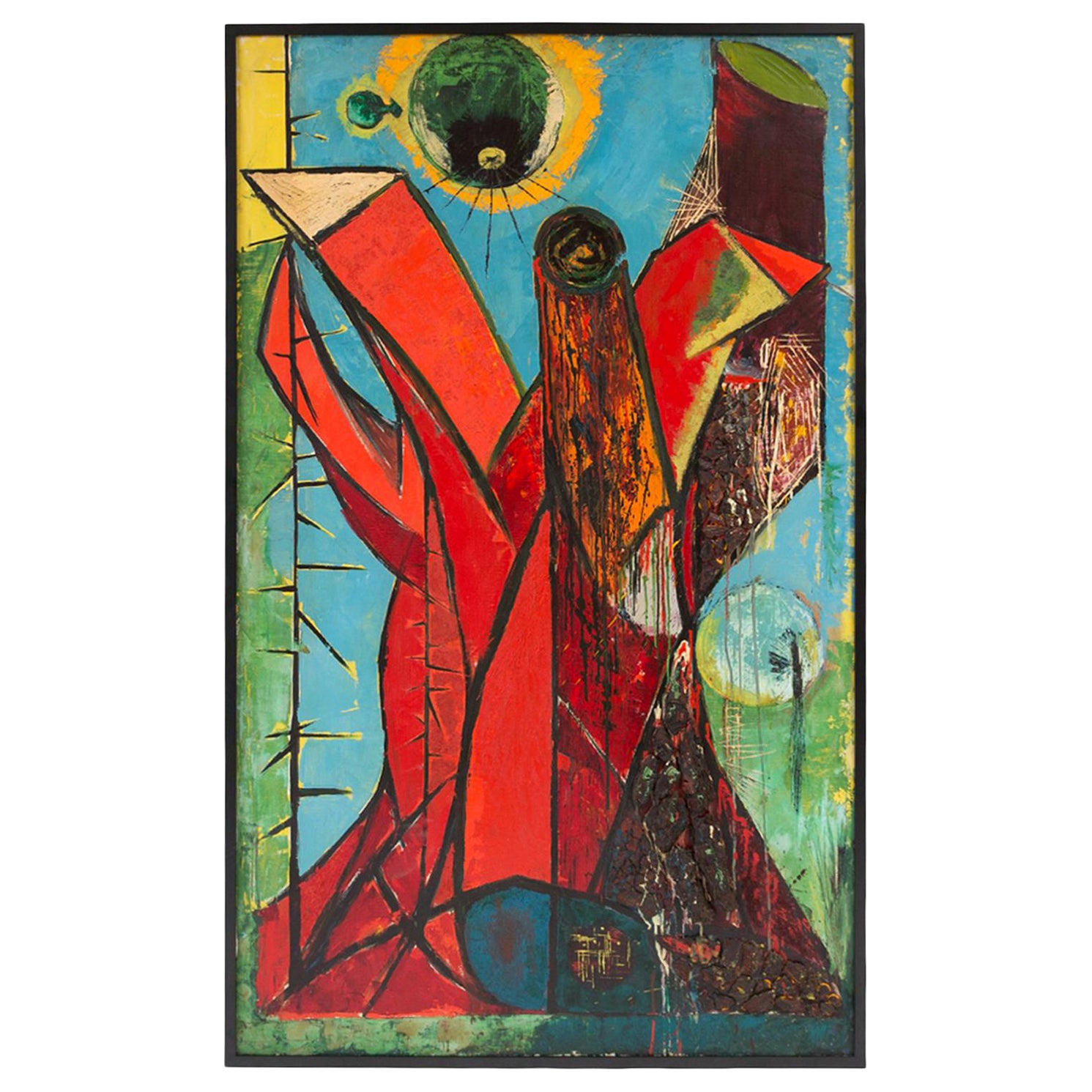 Robert Boss Large Scale Abstract Painting at 1stDibs