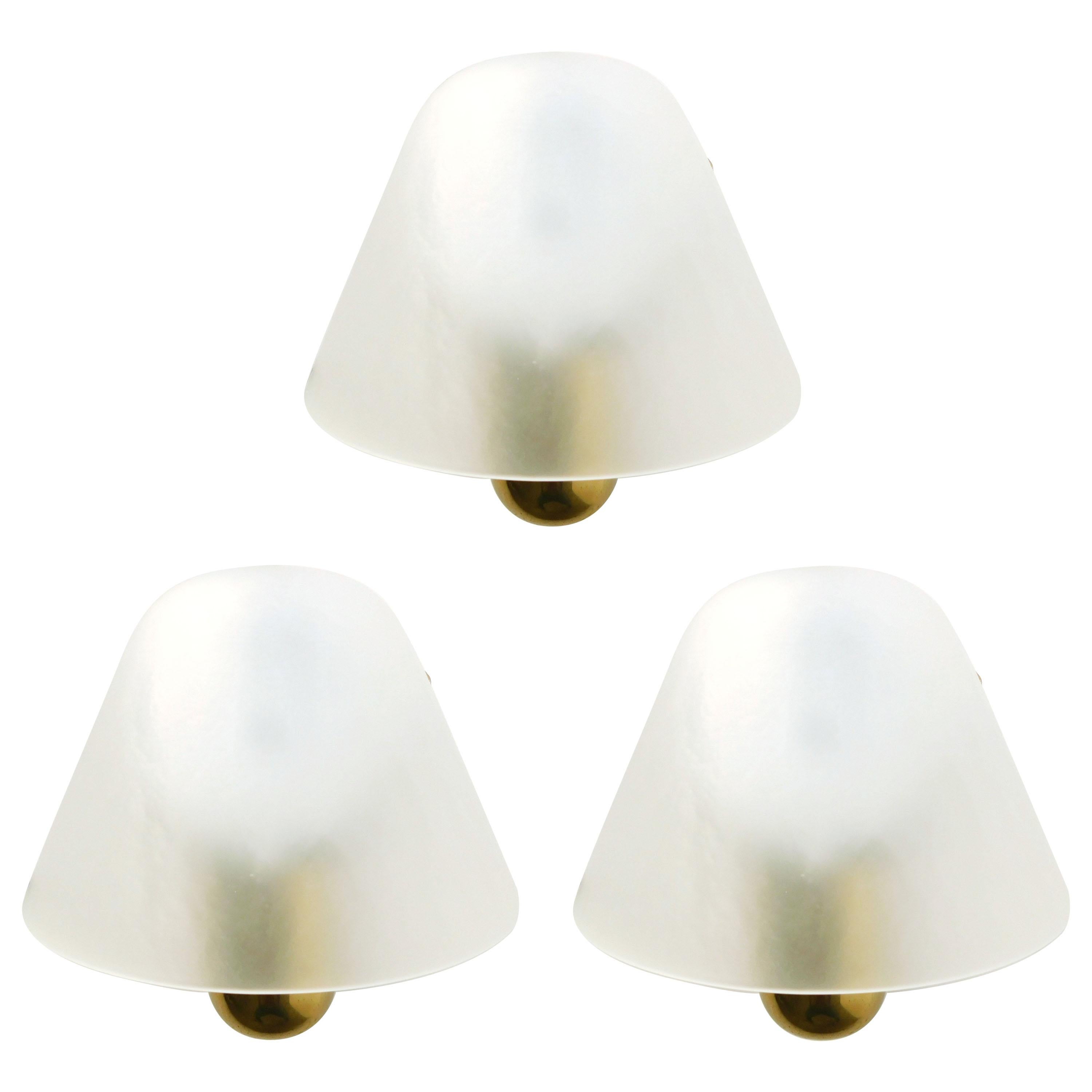 Three Shade Sconces by VeArt For Sale at 1stDibs