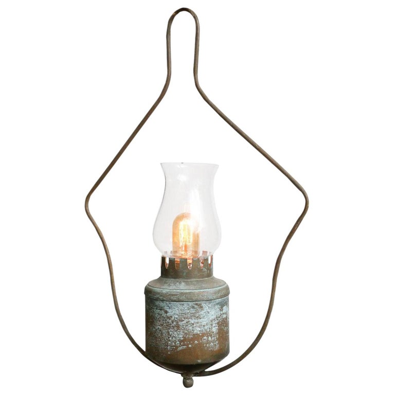 One-of-a-Kind Single Light Hall Lantern at 1stDibs