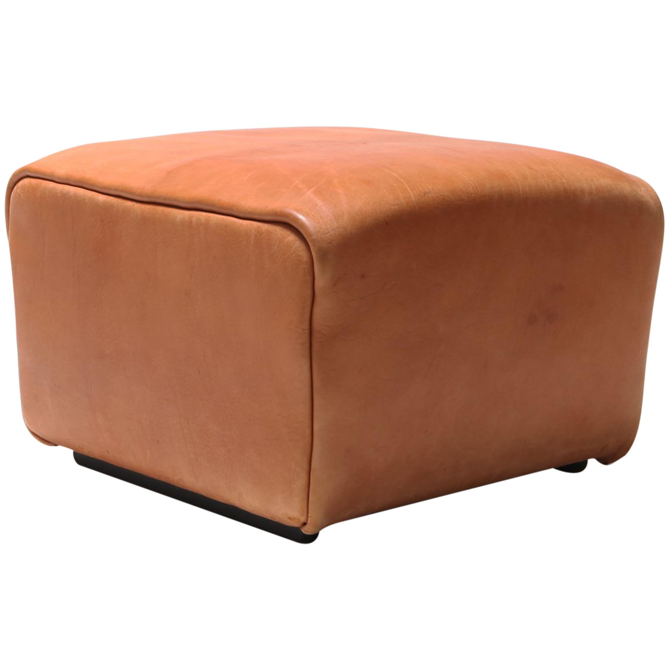De Sede DS 47 Cognac Leather Ottoman, Stool at 1stDibs