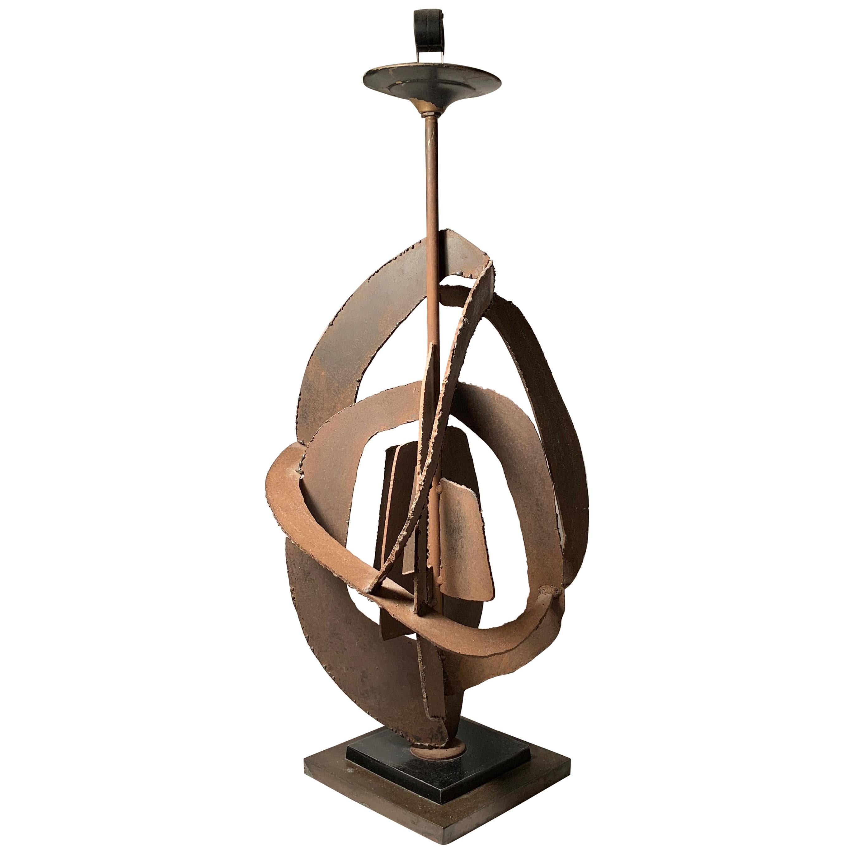 Harry Balmer or Richard Barr Brutalist Table Lamp by Laurel Lamp ...