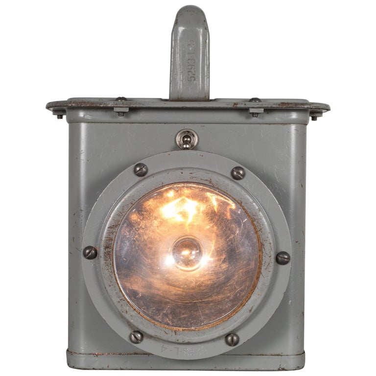 World War Era U.S. Navy Ship Lantern Light, circa 1940s For Sale at ...