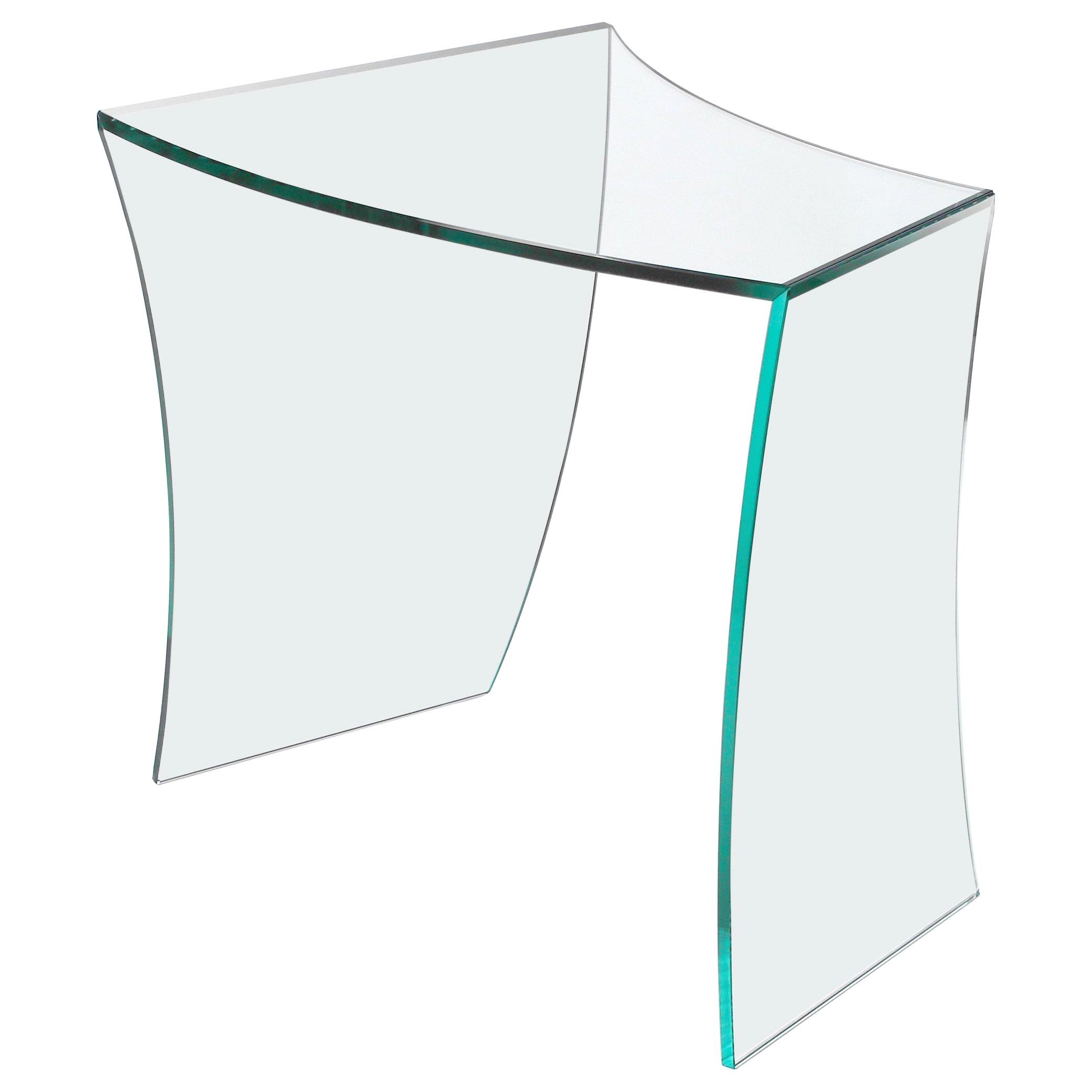 Side Table Modern Glass Limited Edition Design at 1stDibs
