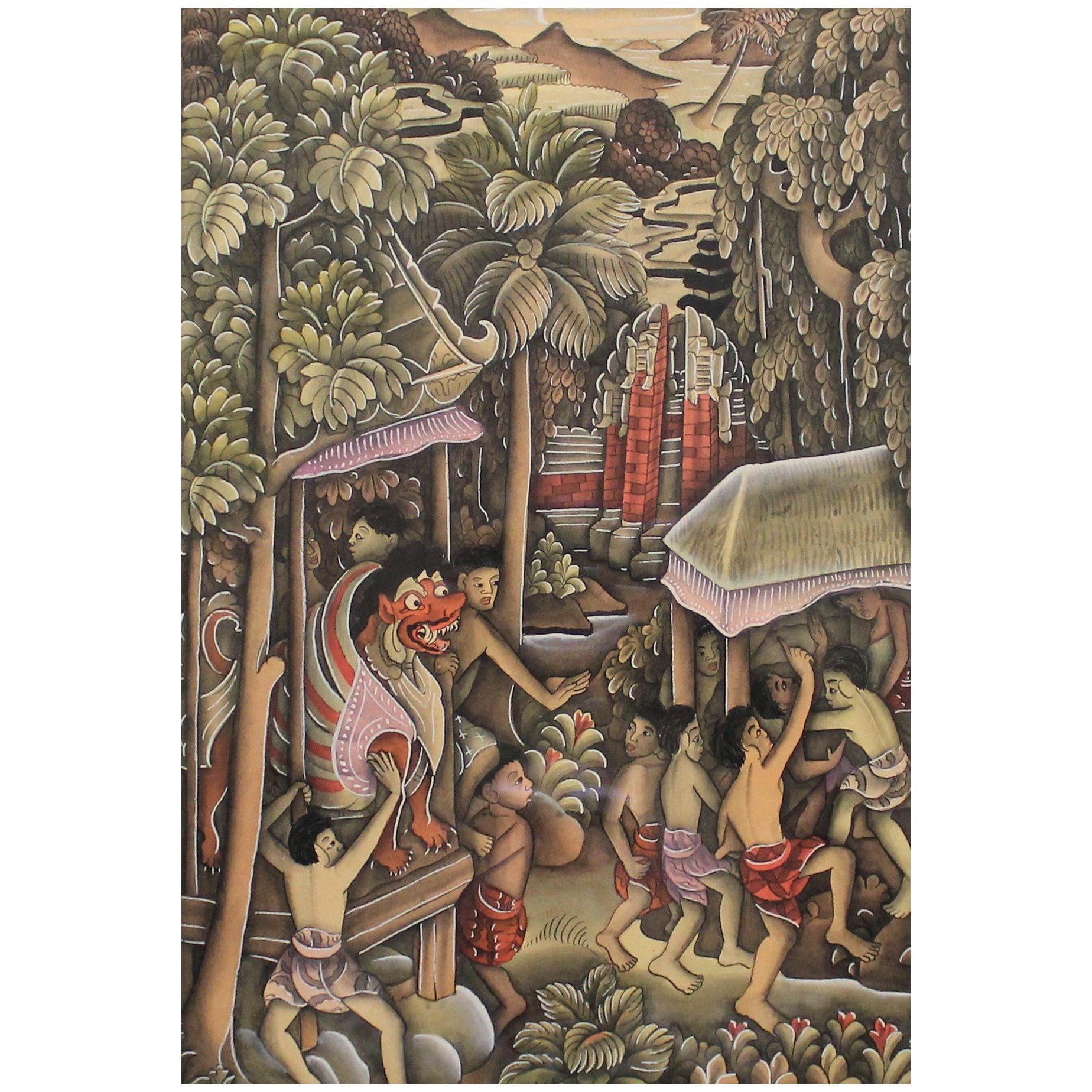 Ida Bagus Made Terang Painting For Sale at 1stDibs