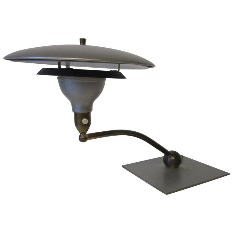 Machine Age / Art Deco Sight Light Table Lamp at 1stDibs