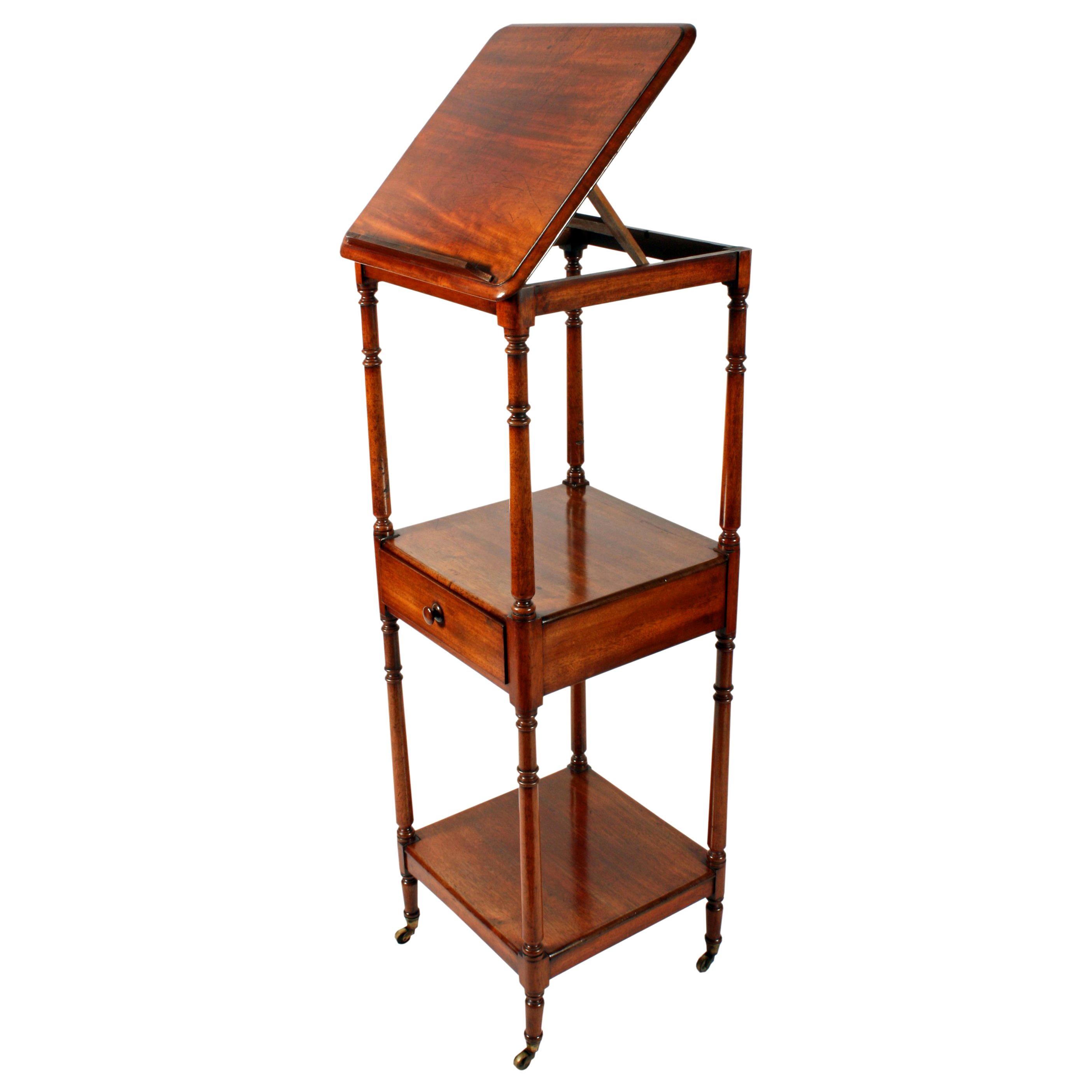 Georgian Whatnot and Music Stand For Sale at 1stDibs