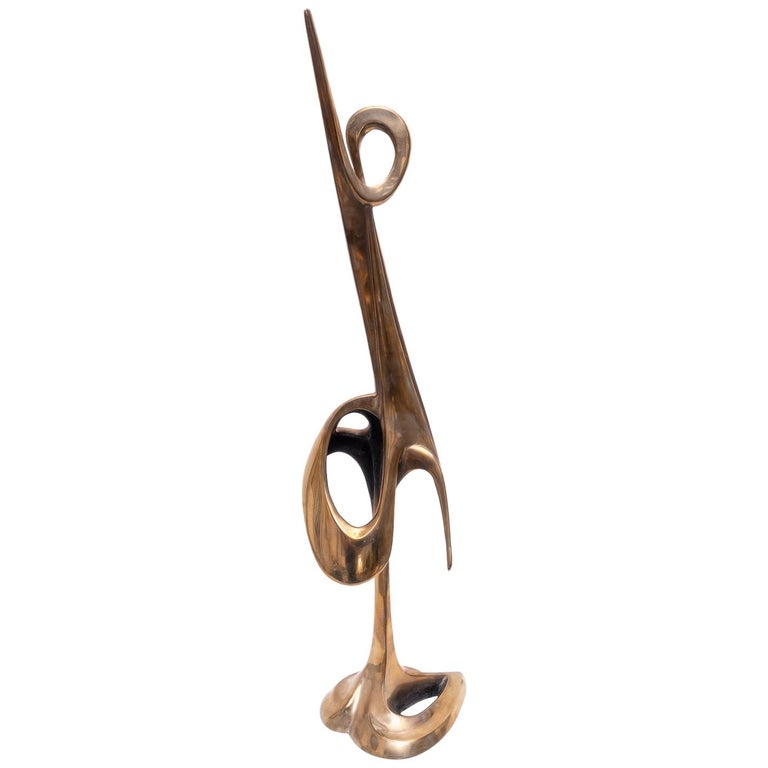 Abstract Bronze Sculpture at 1stDibs