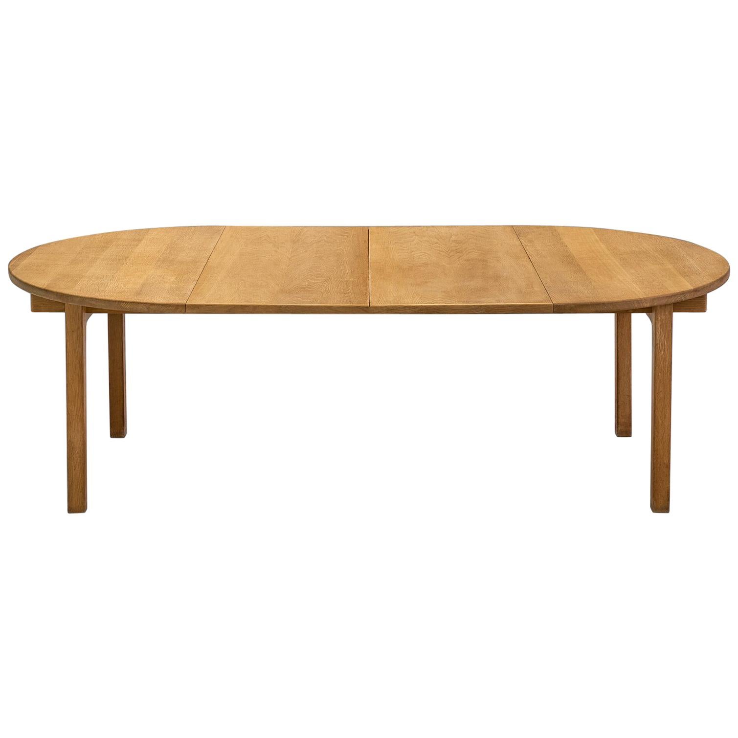 Kurt Østervig Oak Dining Table by KP Møbler at 1stDibs | kp table