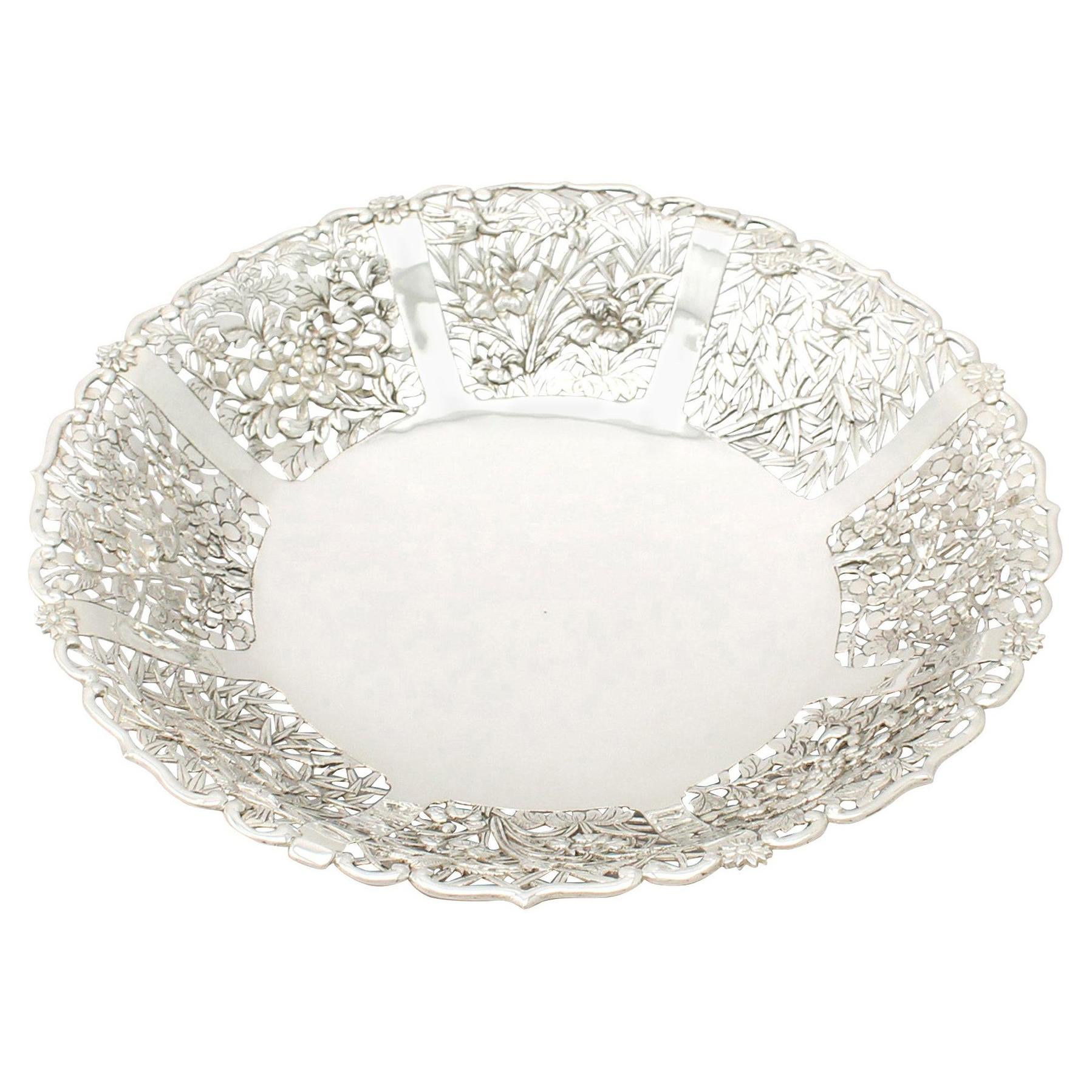 Silver Inlay Islamic Brass Water Bowl with Incised Inscriptions, 16th ...