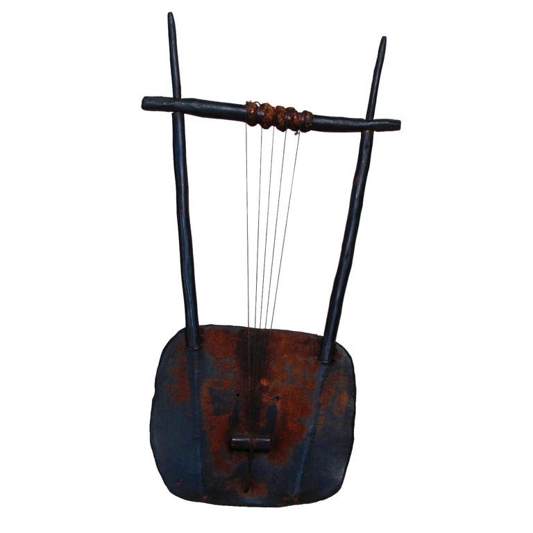Vintage Ethiopian Krar Tribal Musical Instrument For Sale at 1stDibs ...