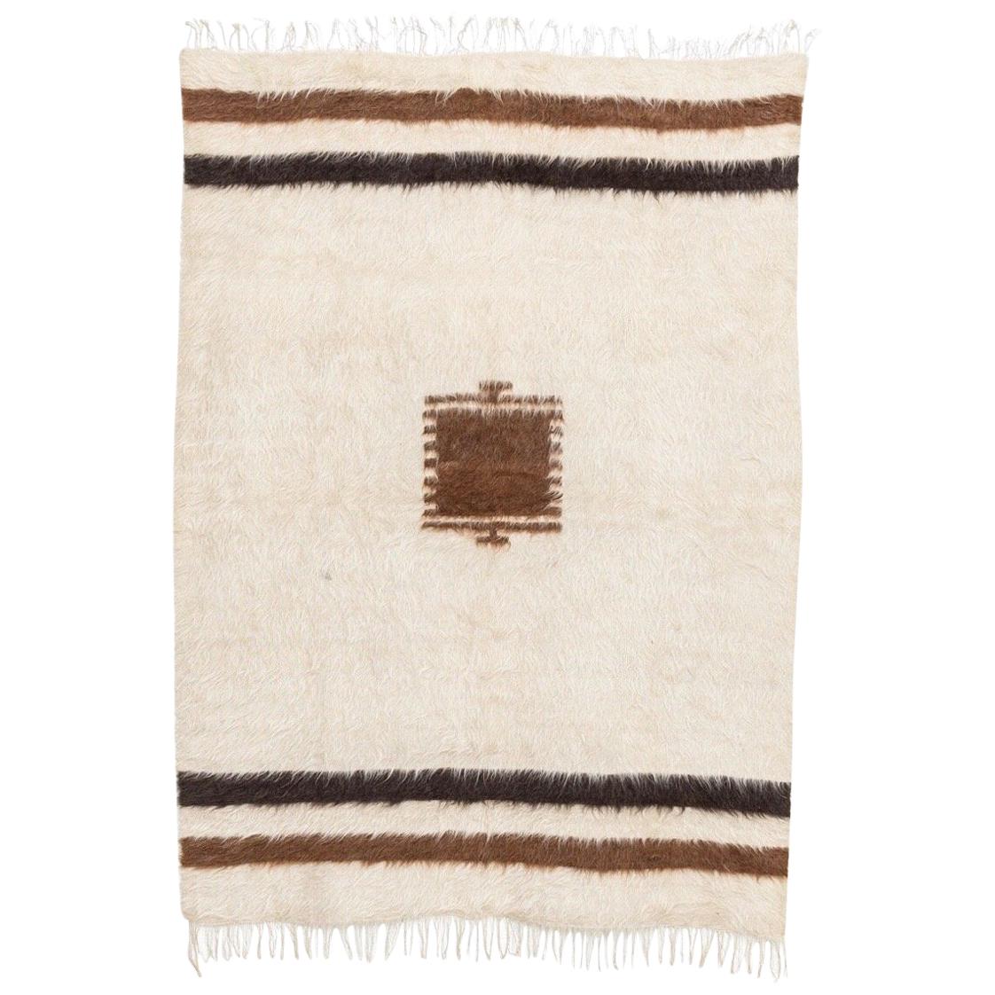 Vintage Turkish Goat Hair Kilim Floor Rug For Sale at 1stDibs | goat ...