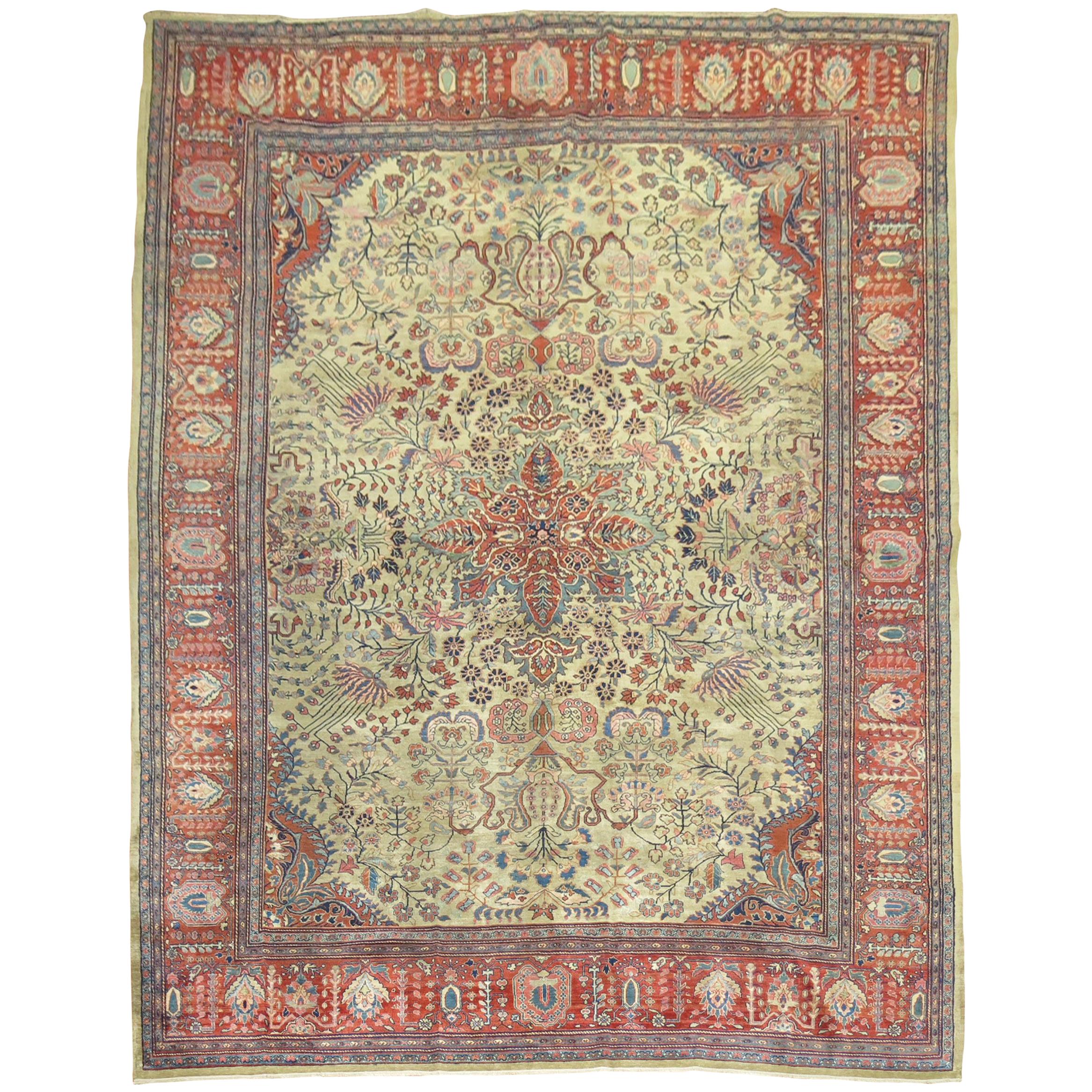Persian Sarouk Ferahan Rug For Sale at 1stDibs
