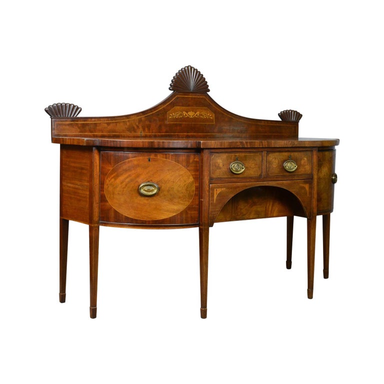 Large Antique Sideboard, English, Late Georgian, Server, Mahogany ...