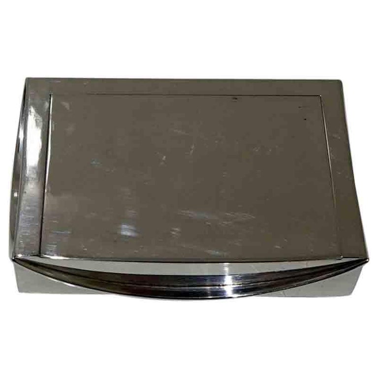 20th Century George V Sterling Silver Snuff Box London 1918 Omar ...