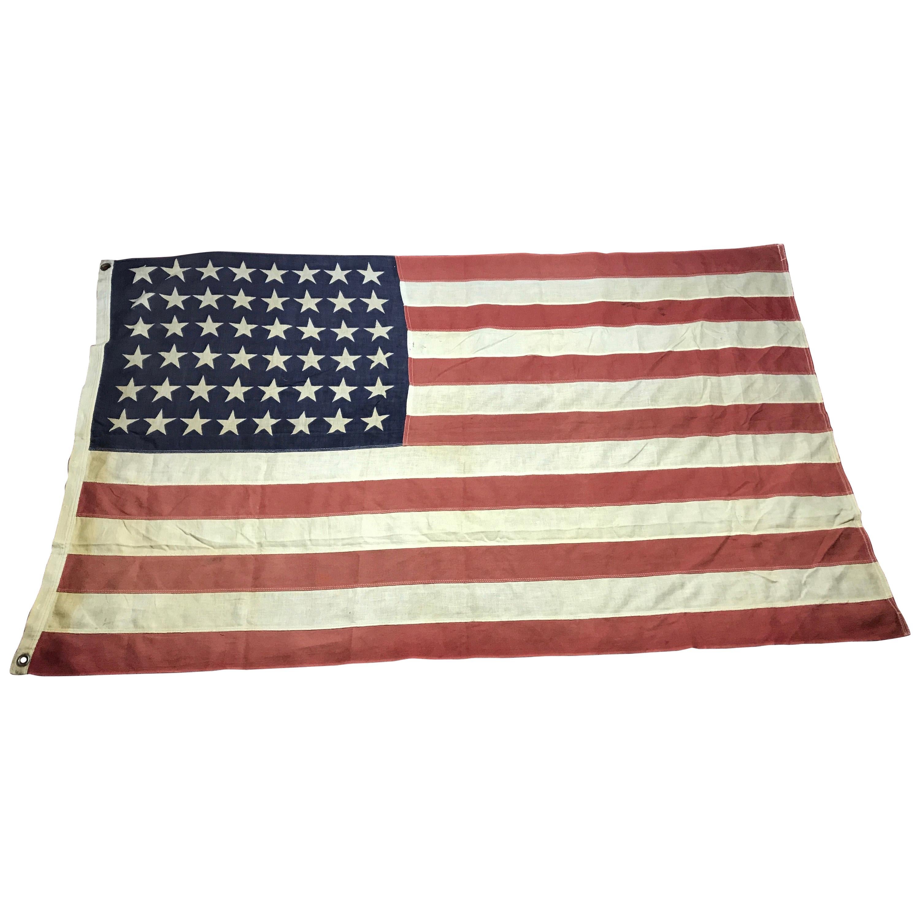 Early 48 Star US Flag at 1stDibs