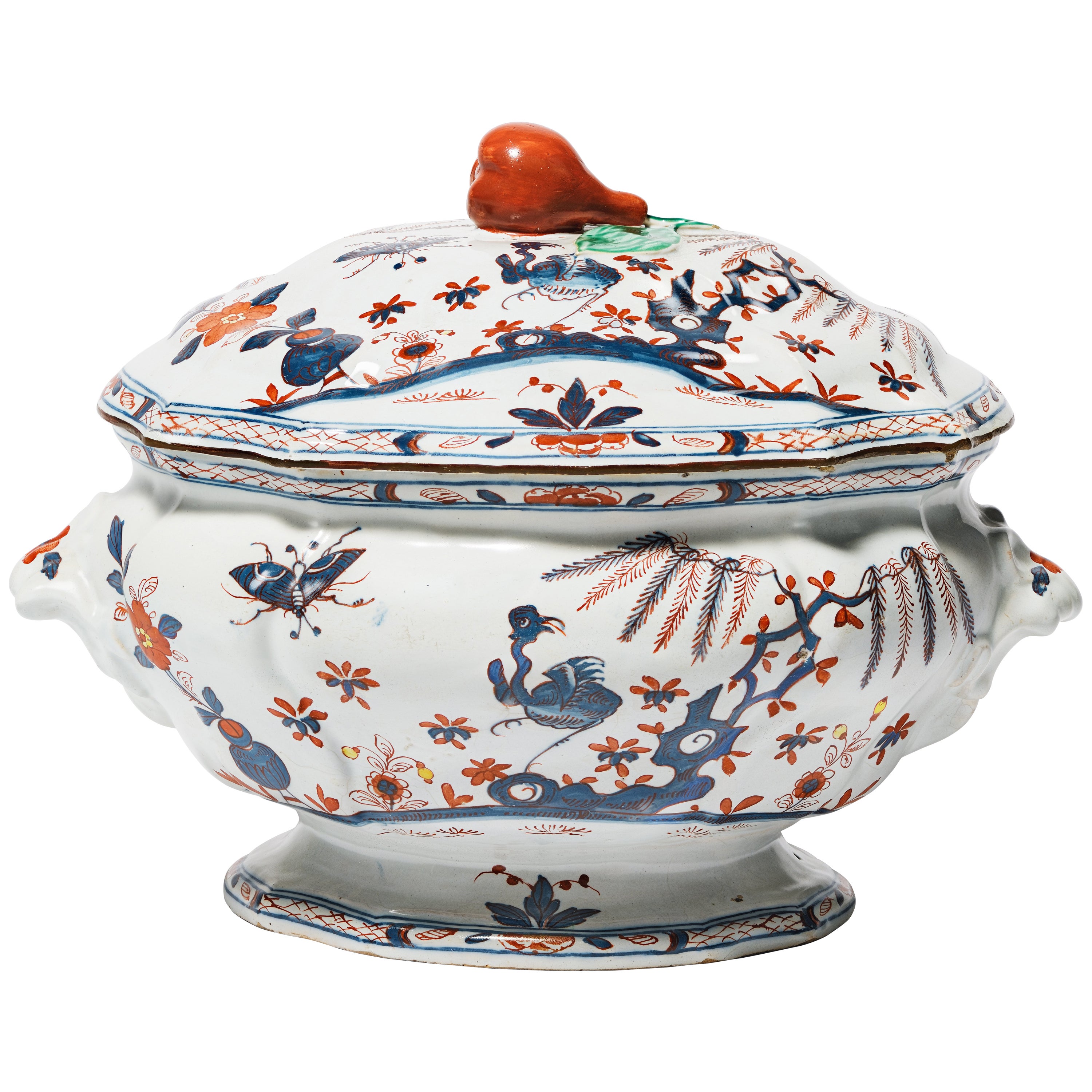 Pair of Maiolica Italian Ancient Tureens, Lodi, circa 1770-1780 For ...