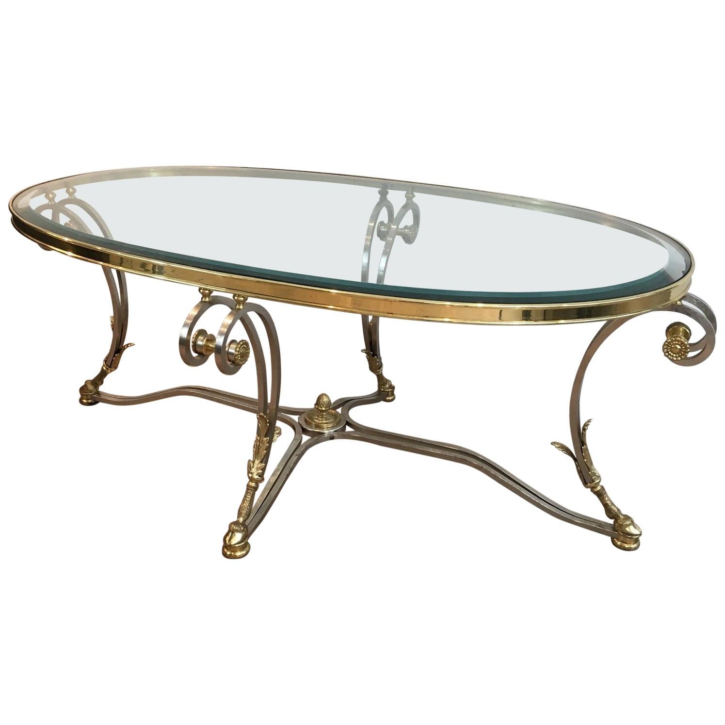 Vintage Neoclassical Style Greek Key Polychrome Painted Marble Top ...