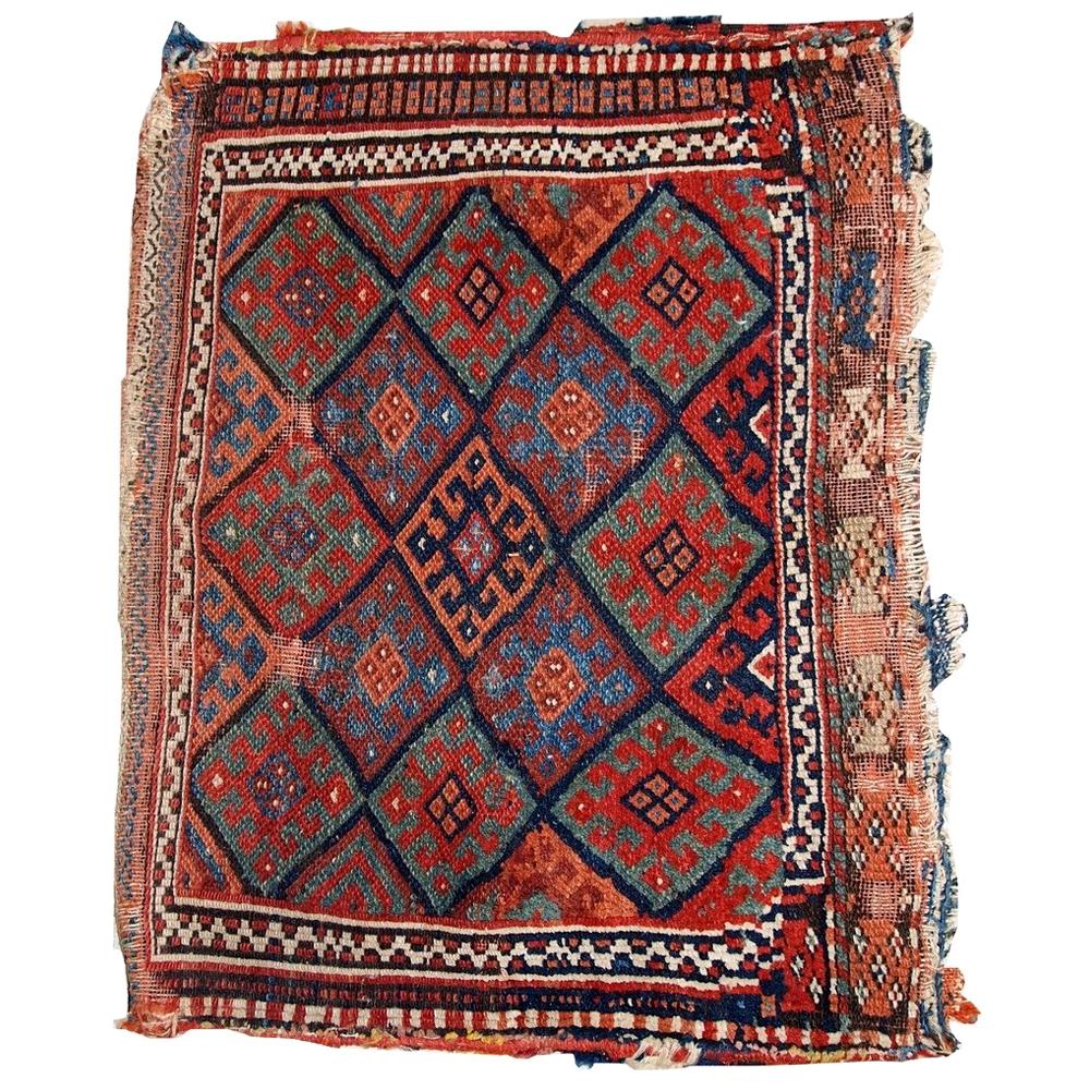 Handmade Antique Collectible Kurdish Style Bag, 1880s, 1B939 For Sale ...