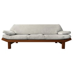 Solid Danish Teak Gondola Bracket Back Sofa For Sale at 1stDibs ...