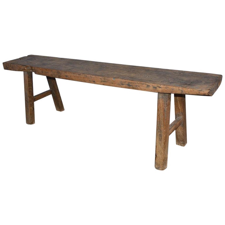 Rustic Antique Country Bench at 1stDibs
