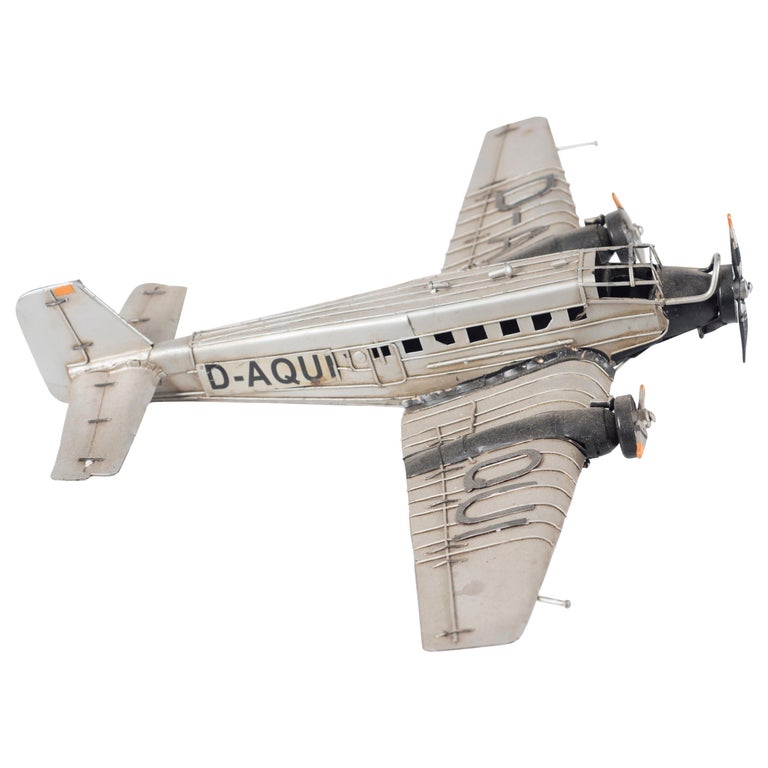 Vintage German Airplane Model of Junckers D-Aqui, Second Half of 1900 ...