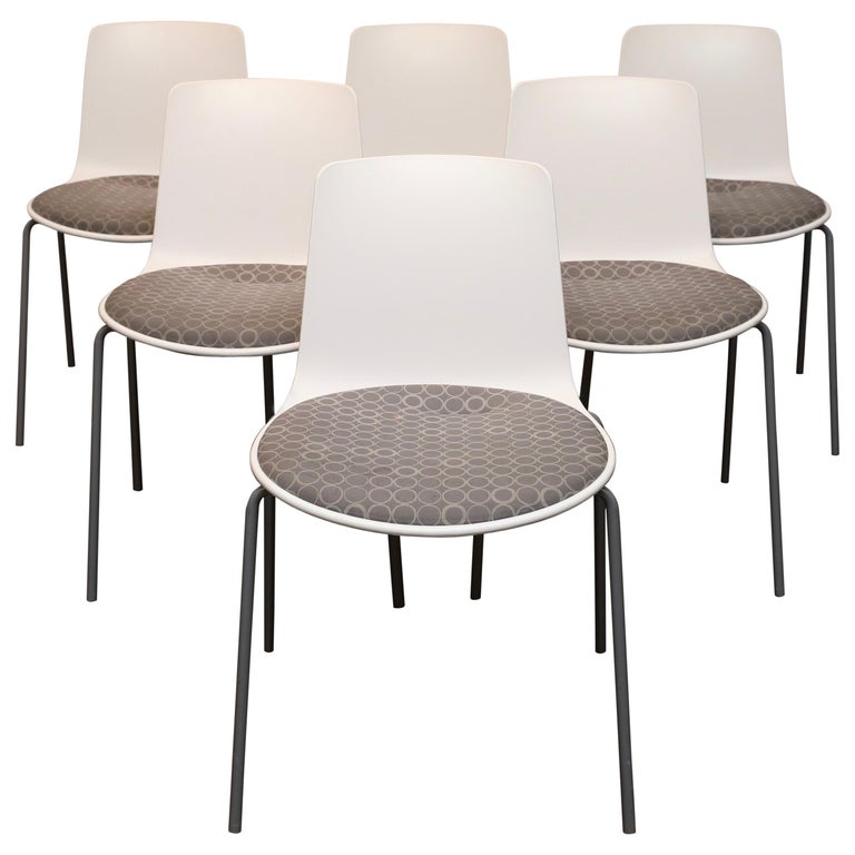Set of Six Enea Lotus Chairs by Coalesse at 1stDibs
