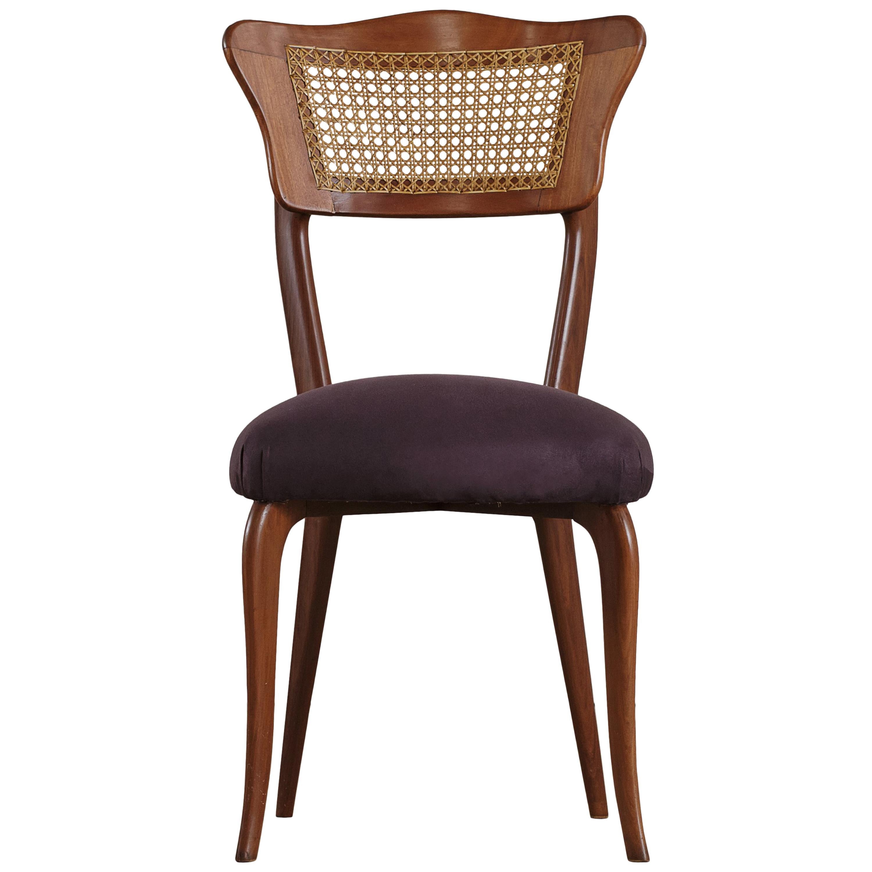 Novo Rumo Midcentury Brazilian Chair with Freijó Wood Structure, 1960s ...