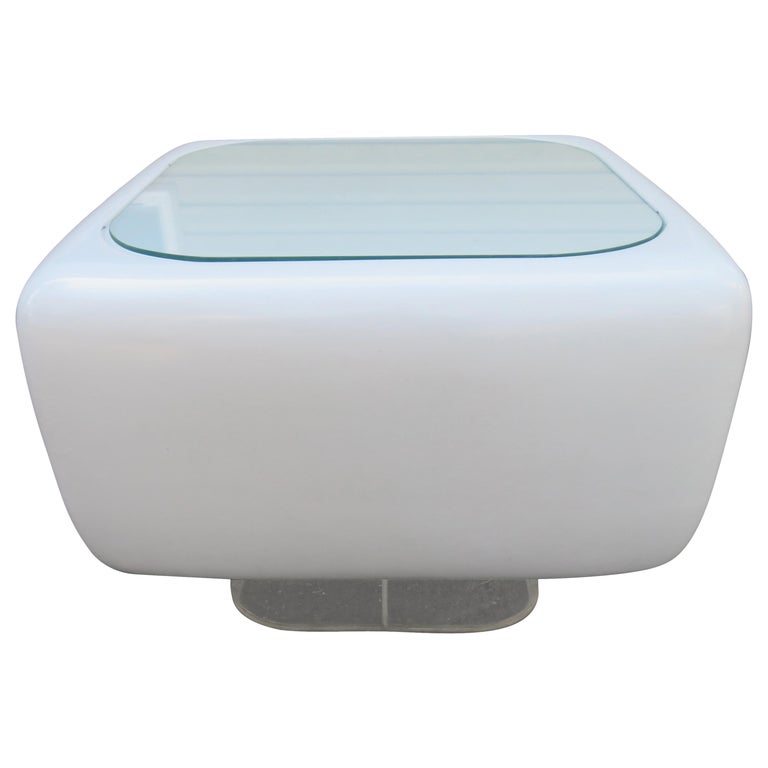 Space Age Steelcase Side Table by William Andrus Mid-Century Modern For ...