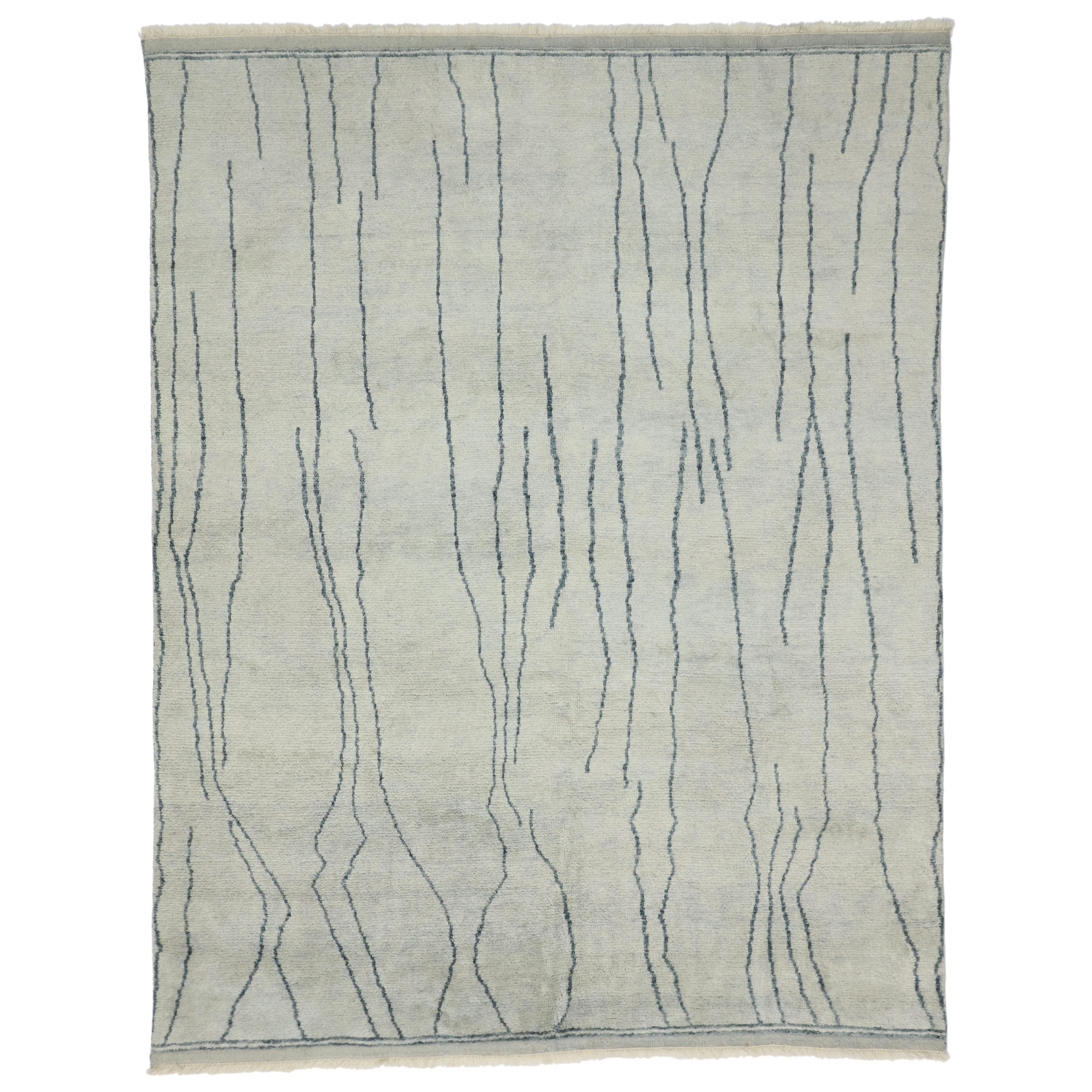 Contemporary Moroccan Area Rug with Modern Design, 11'10" x 12'06" at ...